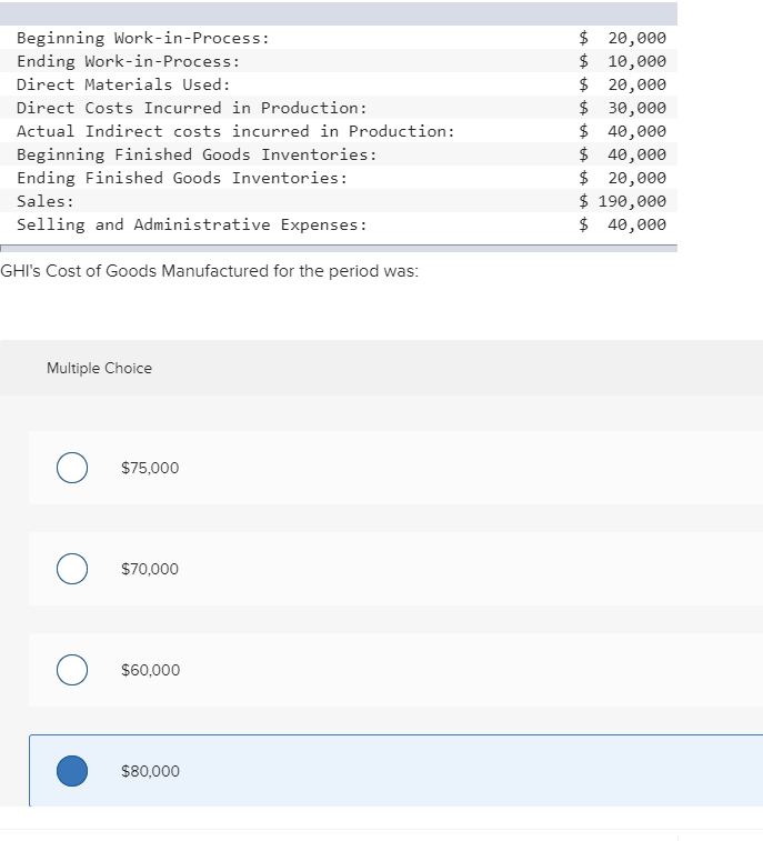Solved Beginning Work-in-Process: Ending Work-in-Process: | Chegg.com