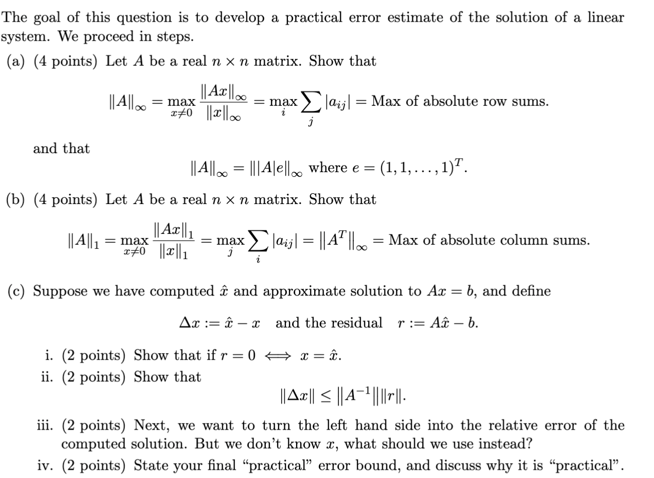 Solved The goal of this question is to develop a practical | Chegg.com