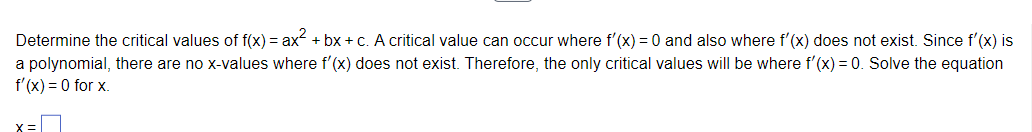 Solved Use calculus to prove that the relative minimum or | Chegg.com