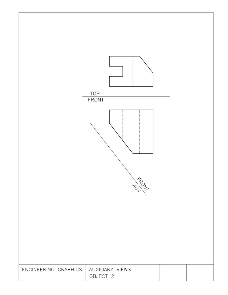 Solved TOP FRONT AUX FRONT ENGINEERING GRAPHICS AUXILIARY | Chegg.com