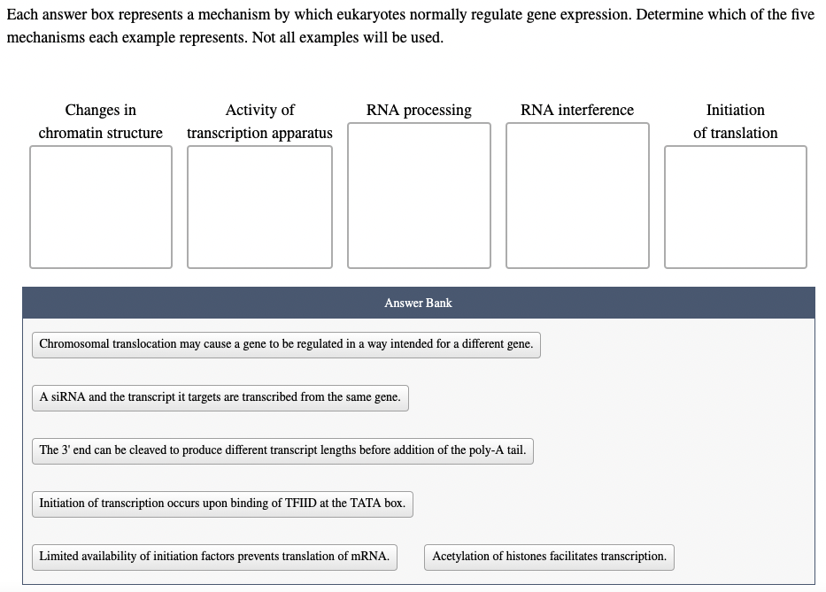 Solved Each answer box represents a mechanism by which | Chegg.com