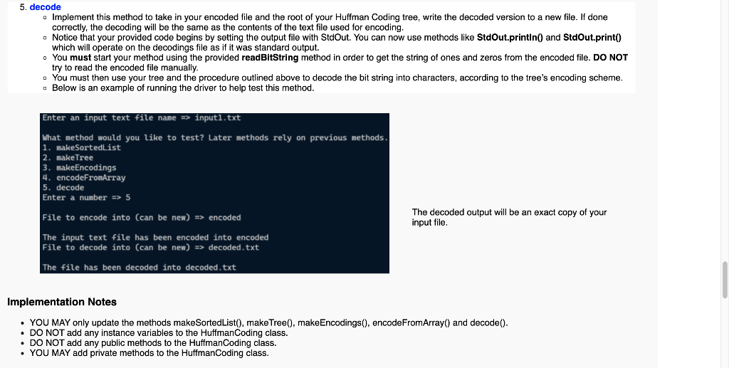 Huffman Coding - 100 course points The purpose of | Chegg.com