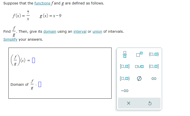 Solved Suppose that the functions f and g are defined as | Chegg.com