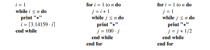 Solved What is the time complexity in Theta ()-notation | Chegg.com