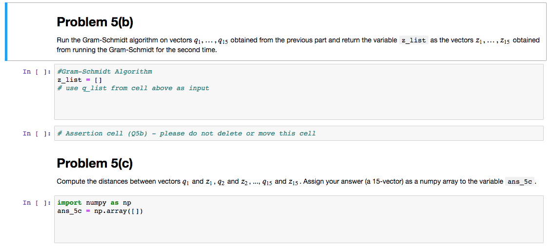 Solved Running Gram-Schmidt algorithm twice. You should | Chegg.com