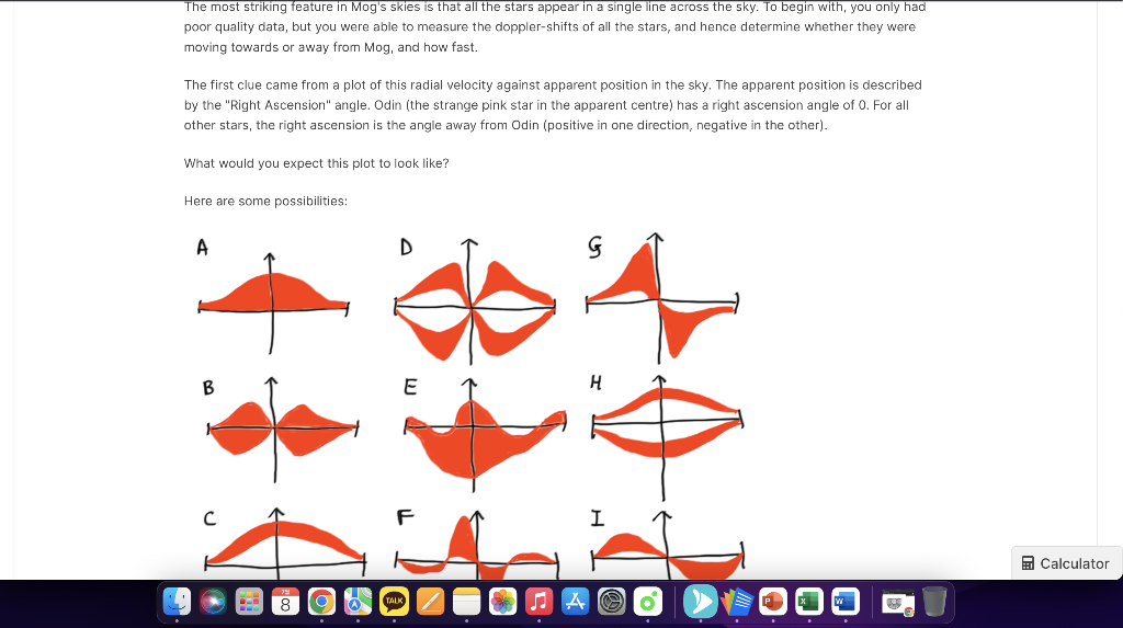 Solved The most striking feature in Mog's skies is that all | Chegg.com