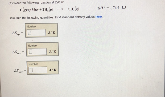 Solved Consider the following reaction at 298 K: C(graphite) | Chegg.com