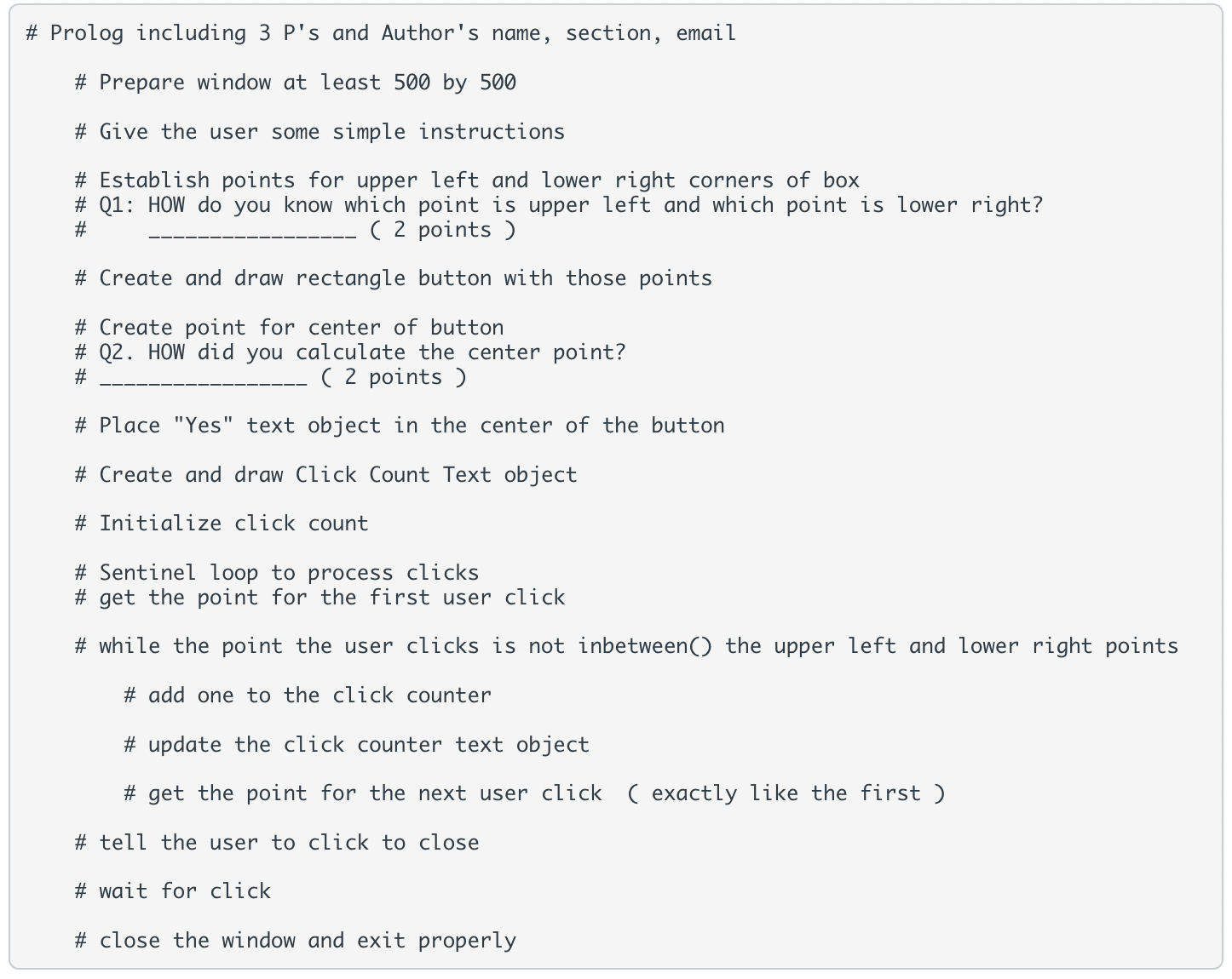 Solved INSTRUCTIONS:Description of the Problem:The problem | Chegg.com