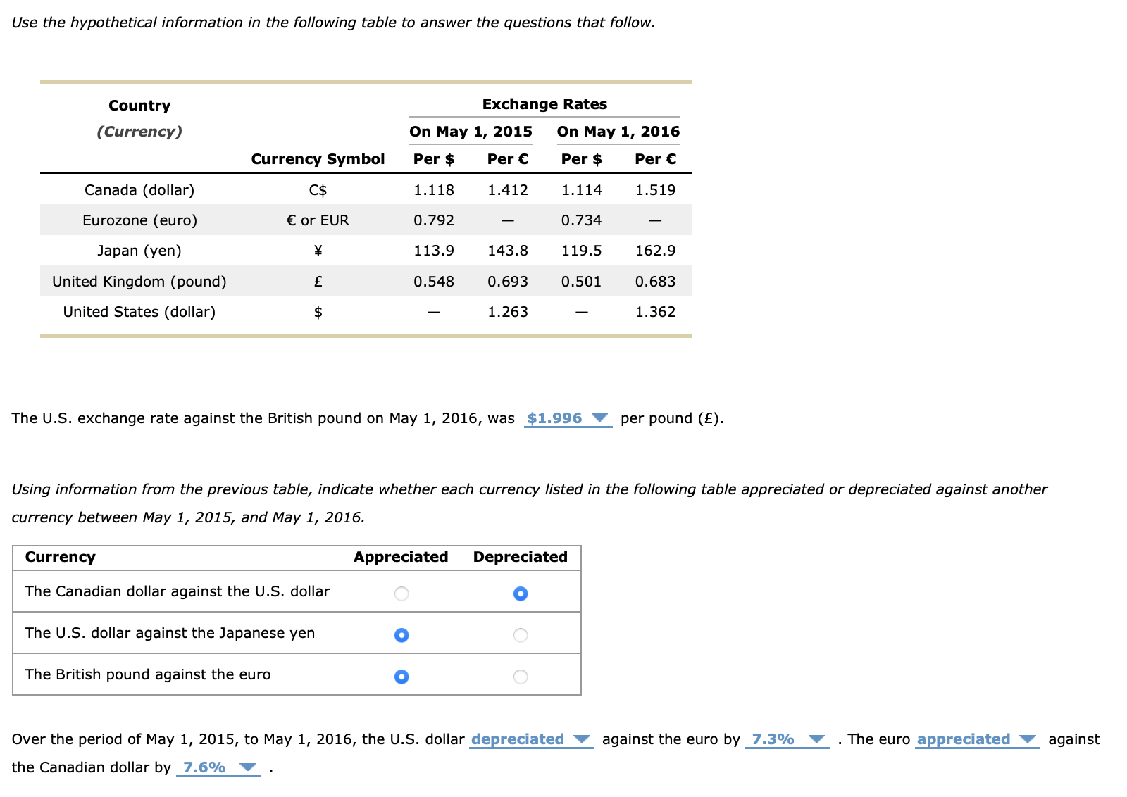 Solved Are my following choices correct? if not, help me.1st | Chegg.com