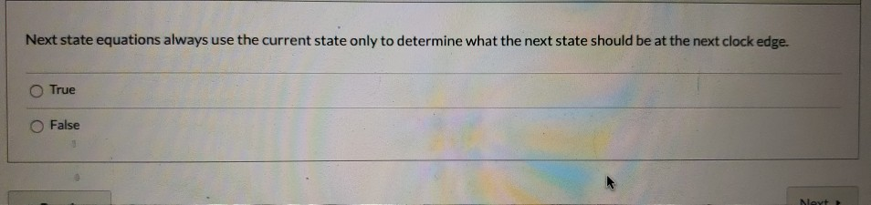 Solved Next state equations always use the current state | Chegg.com