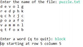 Solved 2. Create a Java file named crossword.java. 4. | Chegg.com