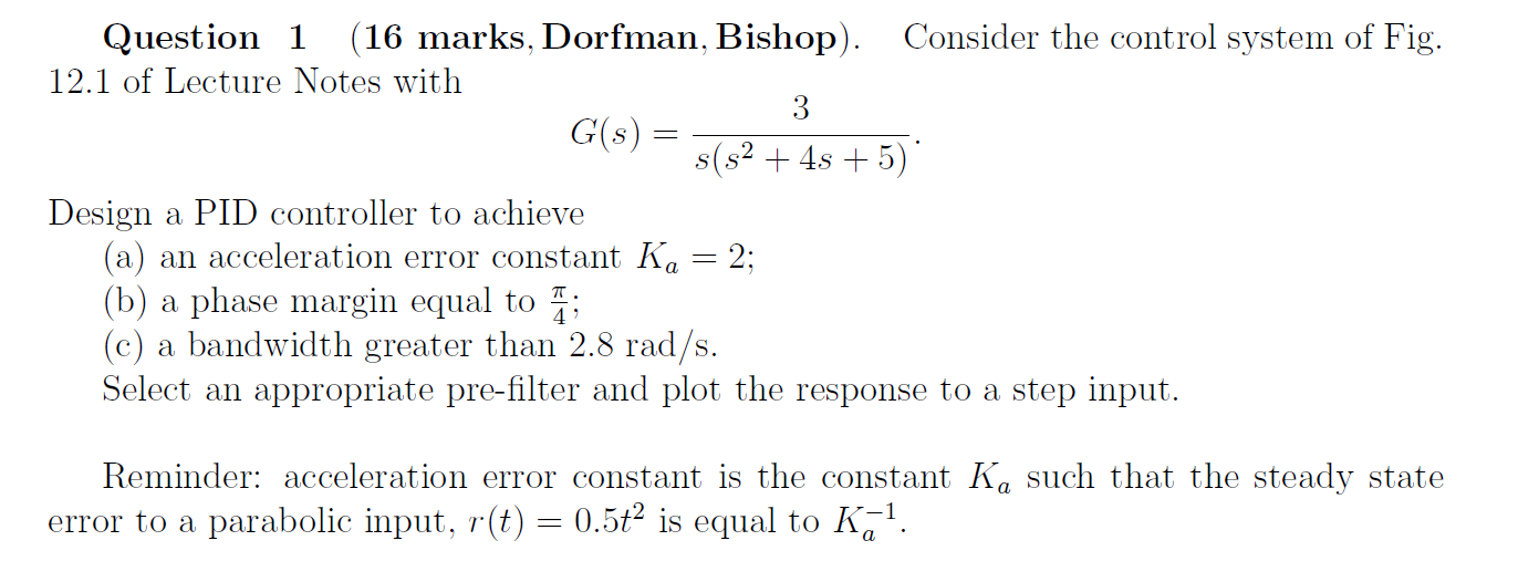 Solved = Question 1 (16 marks, Dorfman, Bishop). Consider | Chegg.com