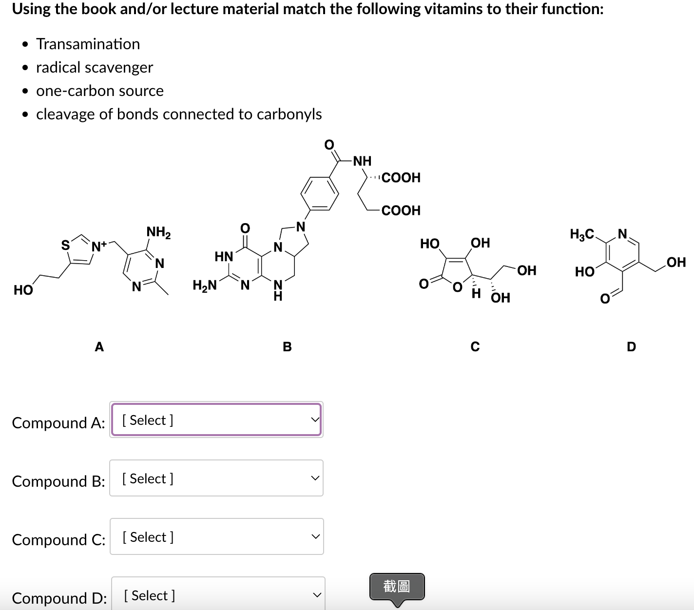 Solved Using the book and/or lecture material match the | Chegg.com