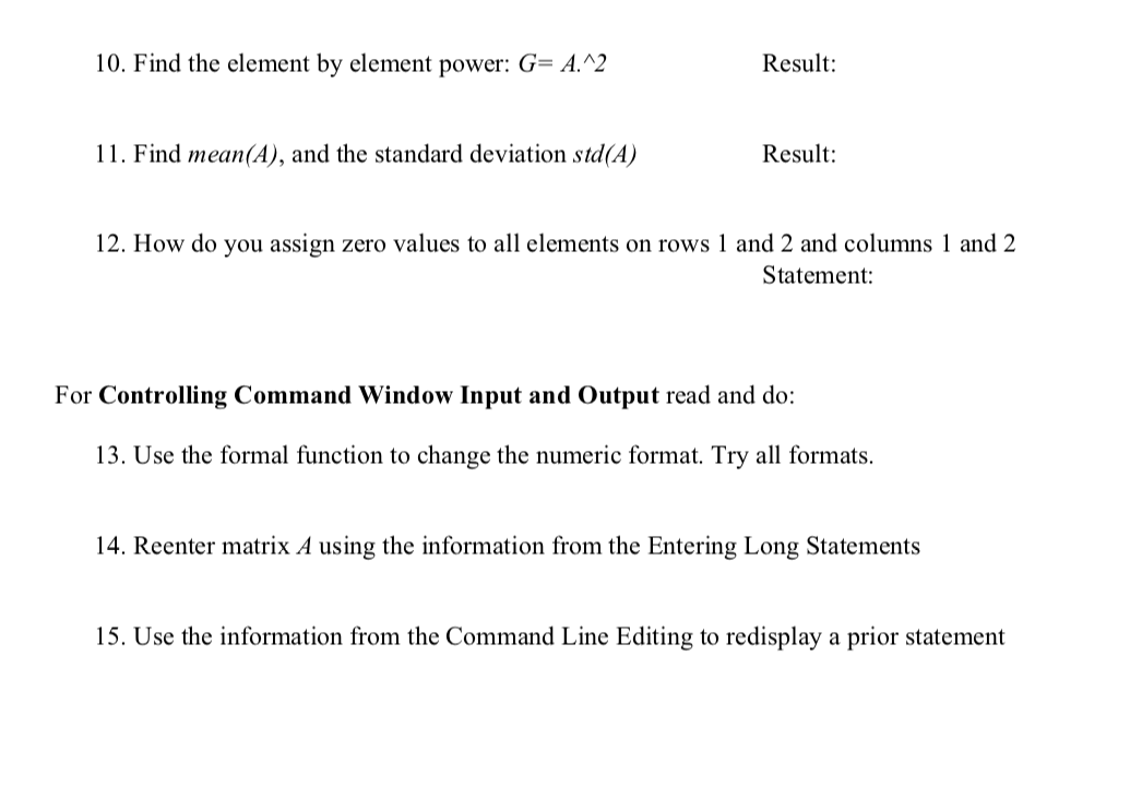 Solved Name: Introduction to Matlab 1) Open Matlab, then | Chegg.com