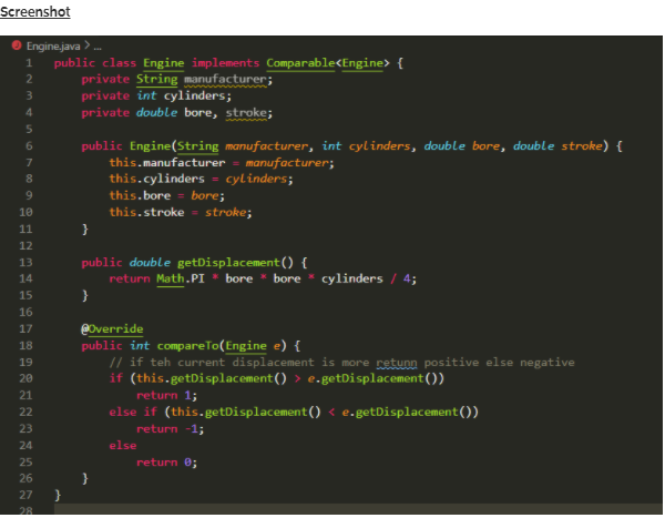 Solved Override the equals method for this class. You may | Chegg.com
