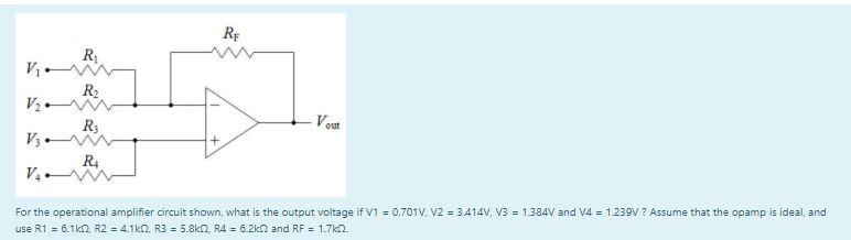 Solved V1 V2 R1 w R2 For the circuit shown what is the value | Chegg.com