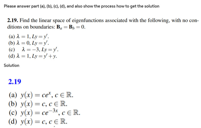 Solved Please answer part (a), (b), (c), (d), and also show | Chegg.com
