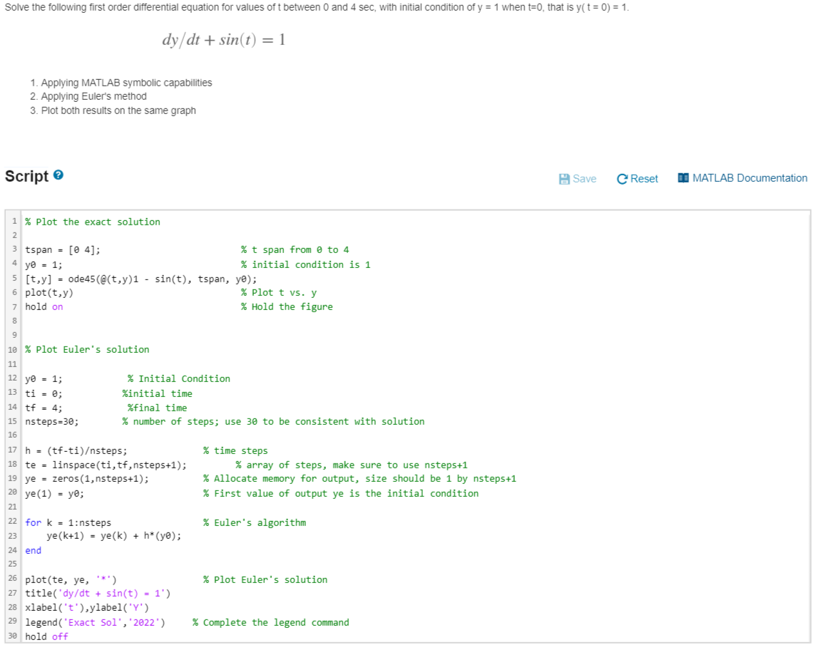 Solved Solve this second-order differential equation with | Chegg.com