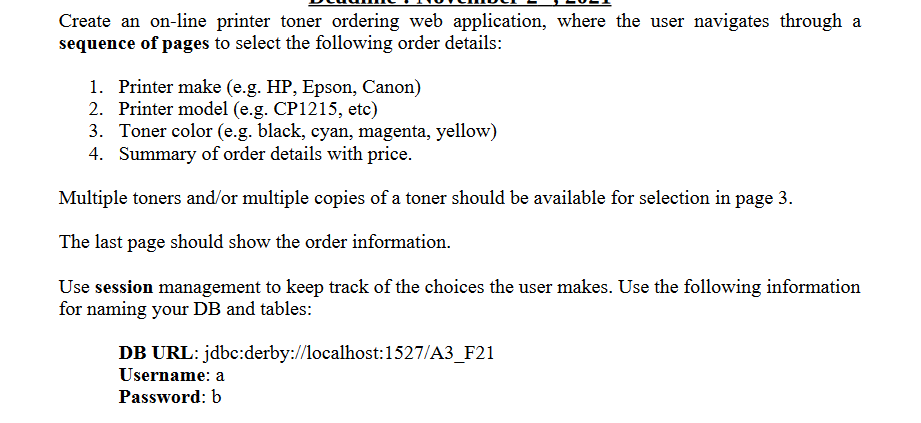 using NetBeans (java) drop table Cartridge; drop | Chegg.com