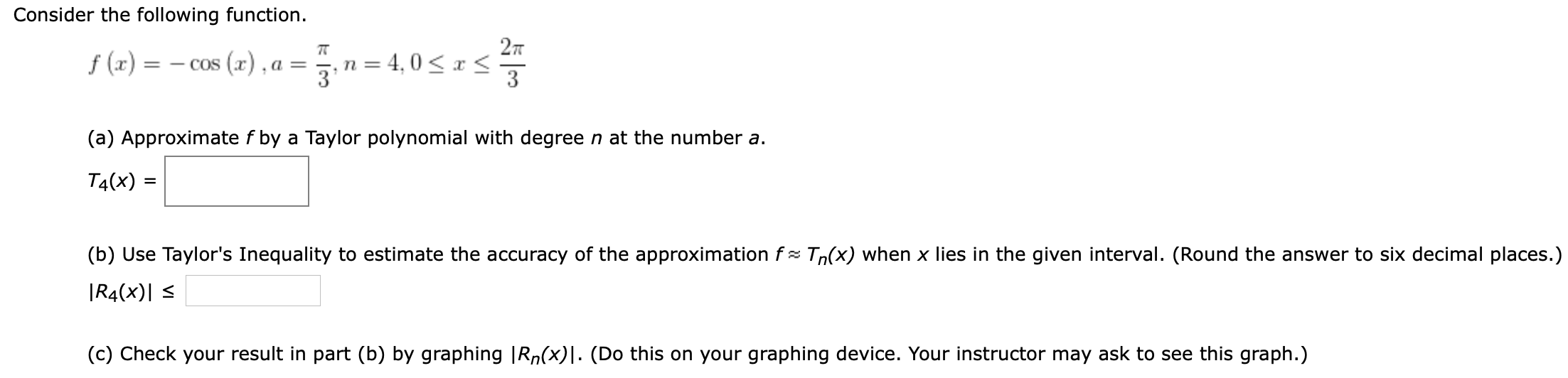 Solved Consider the following function. TT 21 f (x) - | Chegg.com