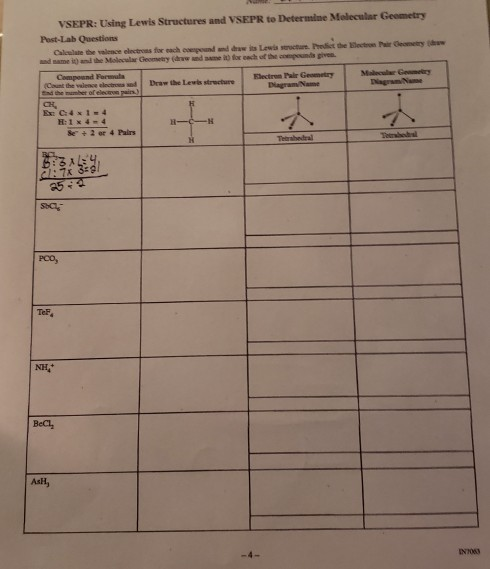 Solved Calculate the valence electrons for each compound and | Chegg.com