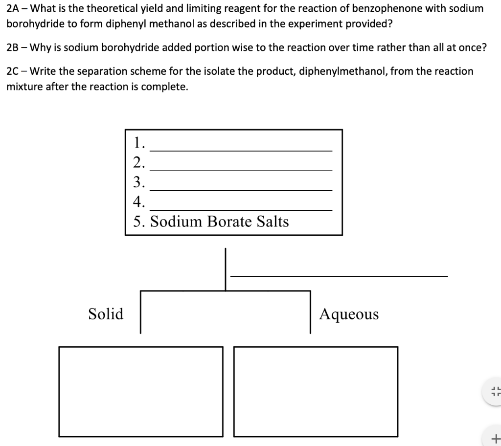 Solved 2A - What is the theoretical yield and limiting | Chegg.com