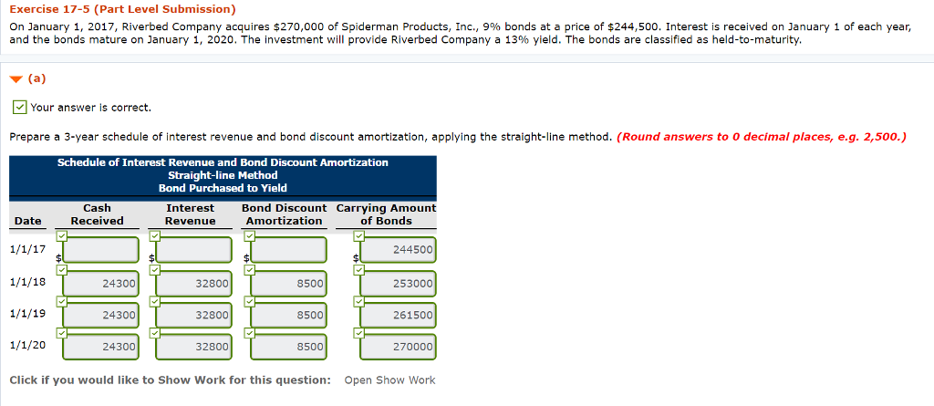 Solved Exercise 17-5 (Part Level Submission) On January 1, | Chegg.com