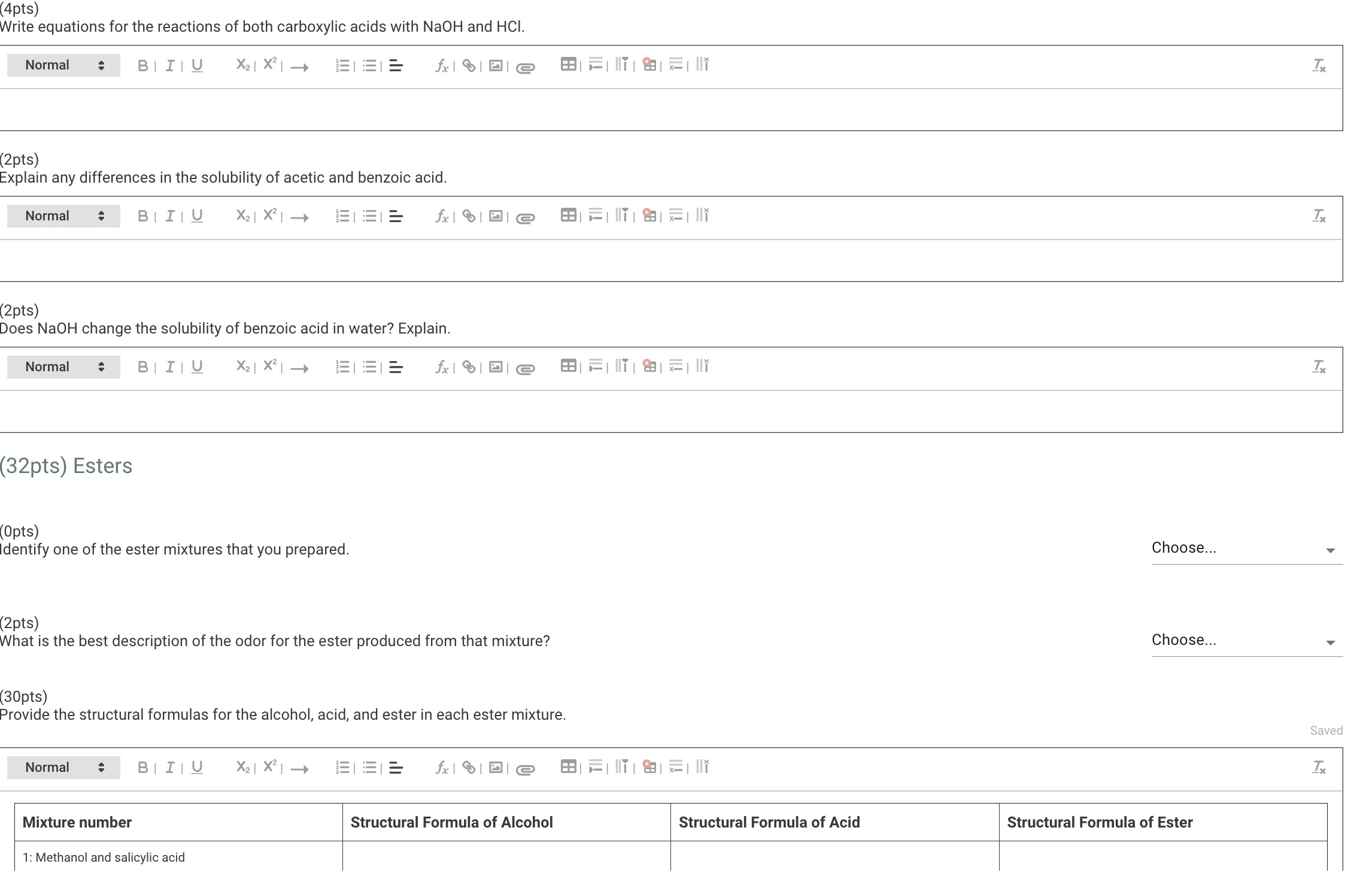 (1pts)What is an accepted name of the compound with | Chegg.com