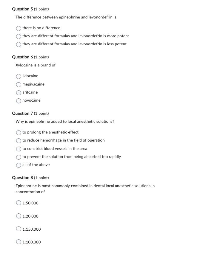 Solved Question 5 (1 ﻿point)The difference between | Chegg.com