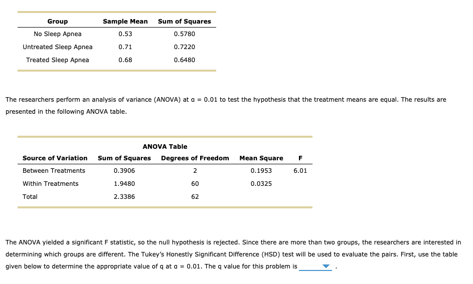 Solved Sleep apnea is a disorder characterized by pauses in | Chegg.com
