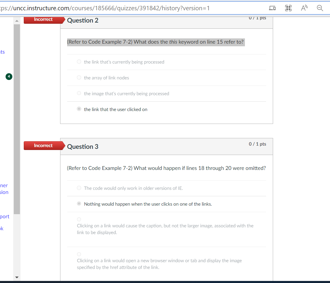 (Refer to Code Example 7-2) What does the this | Chegg.com