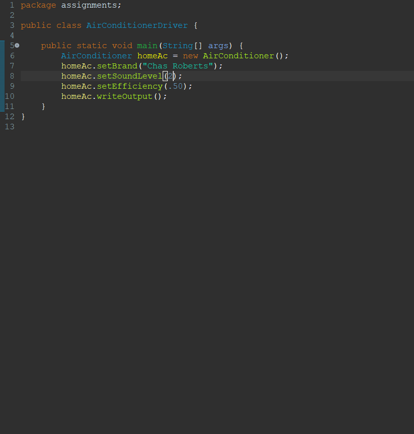 Solved Add the following constructors to the AirConditioner | Chegg.com