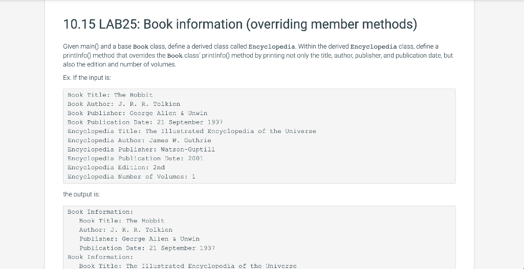 Solved The only line in the expected output that differs | Chegg.com