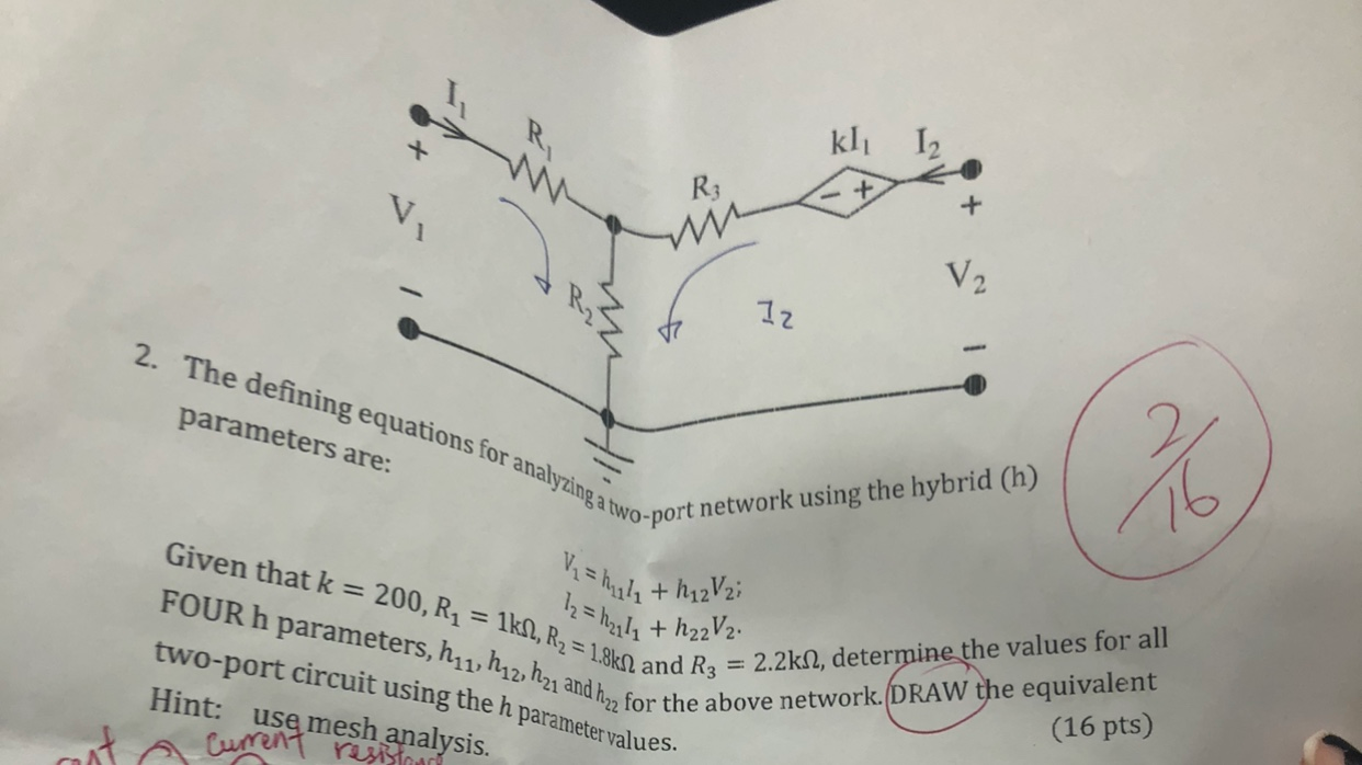 Solved kli I2 i R + 2. The defining equations for analyzine | Chegg.com | Chegg.com