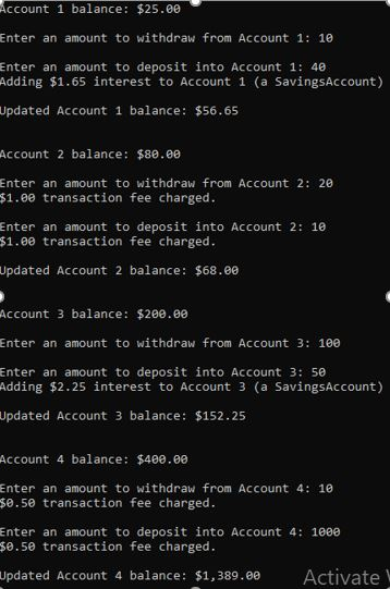 Solved Work on Exercise 12.13 from Ch 12 (Polymorphic | Chegg.com