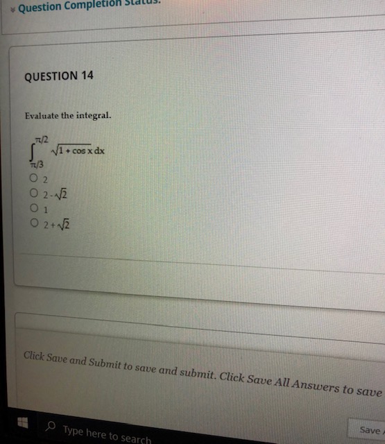 Solved Question Completion Status: QUESTION 13 Solve the | Chegg.com