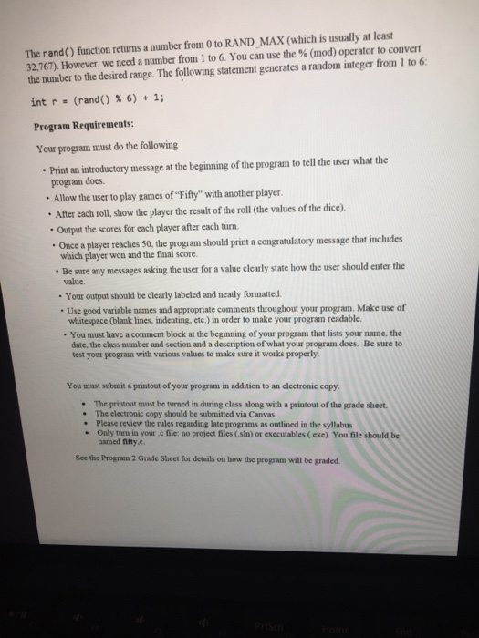 Solved CS102-03 Programming Assignment #2 DUE: March 24, | Chegg.com
