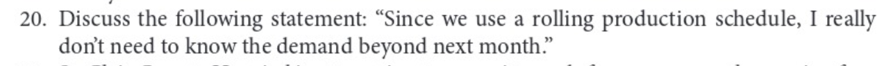 Solved 20. Discuss the following statement: "Since we use a | Chegg.com