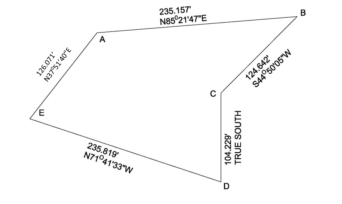 Solved A Determine The Departure And Latitude Of Each