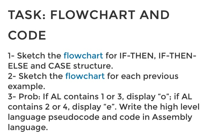 Solved Task Flowchart And Code 1 Sketch The Flowchart For Chegg