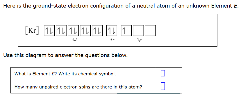 Solved Here is the ground-state electron configuration of a | Chegg.com