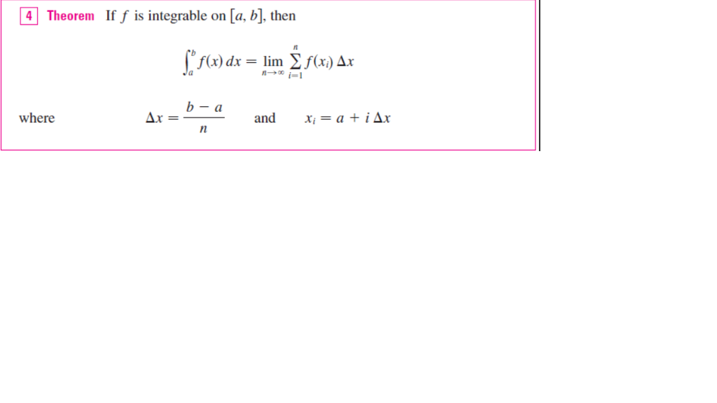 Solved Use The Form Of The Definition Of The Integral Given