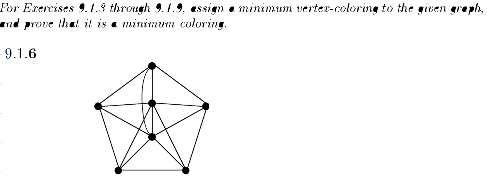 For Exercises 9.1 .3 through 9.1.9, assign a minimum | Chegg.com