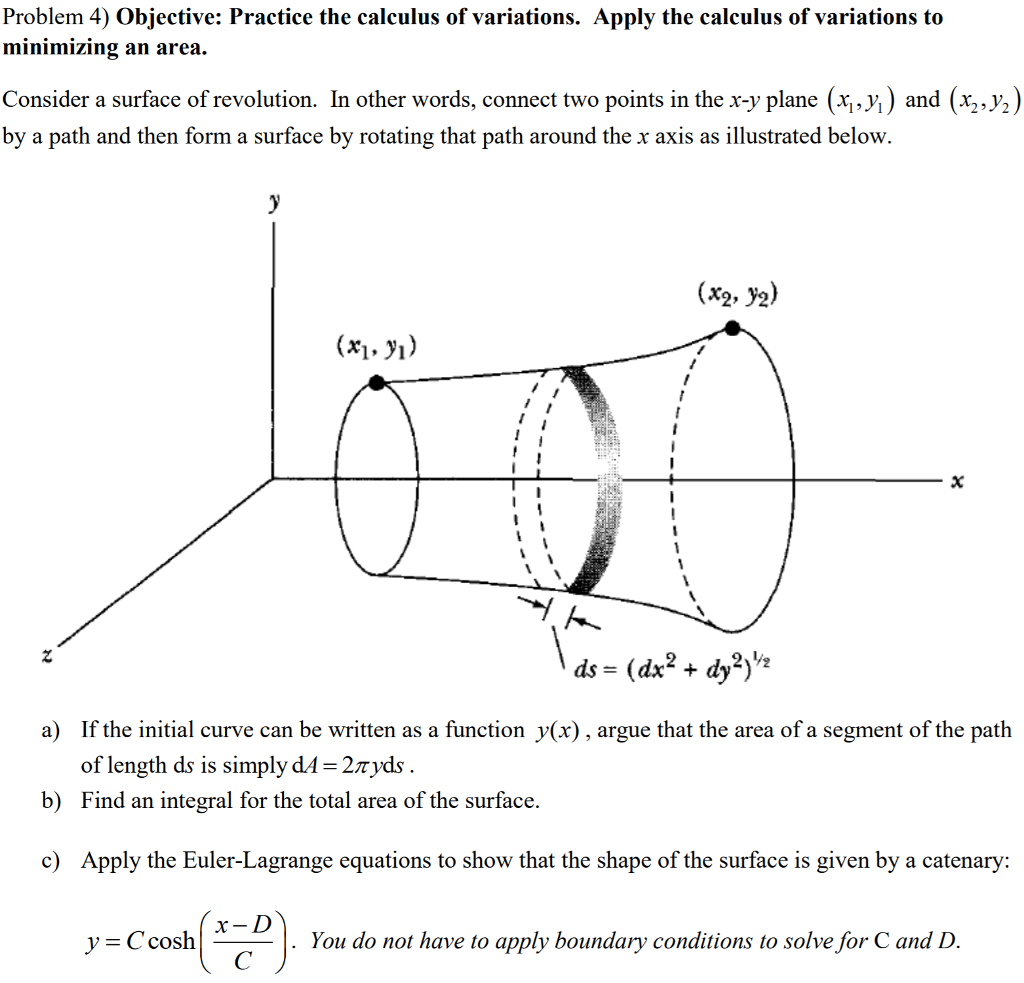 Solved Problem 4) Objective: Practice the calculus of | Chegg.com
