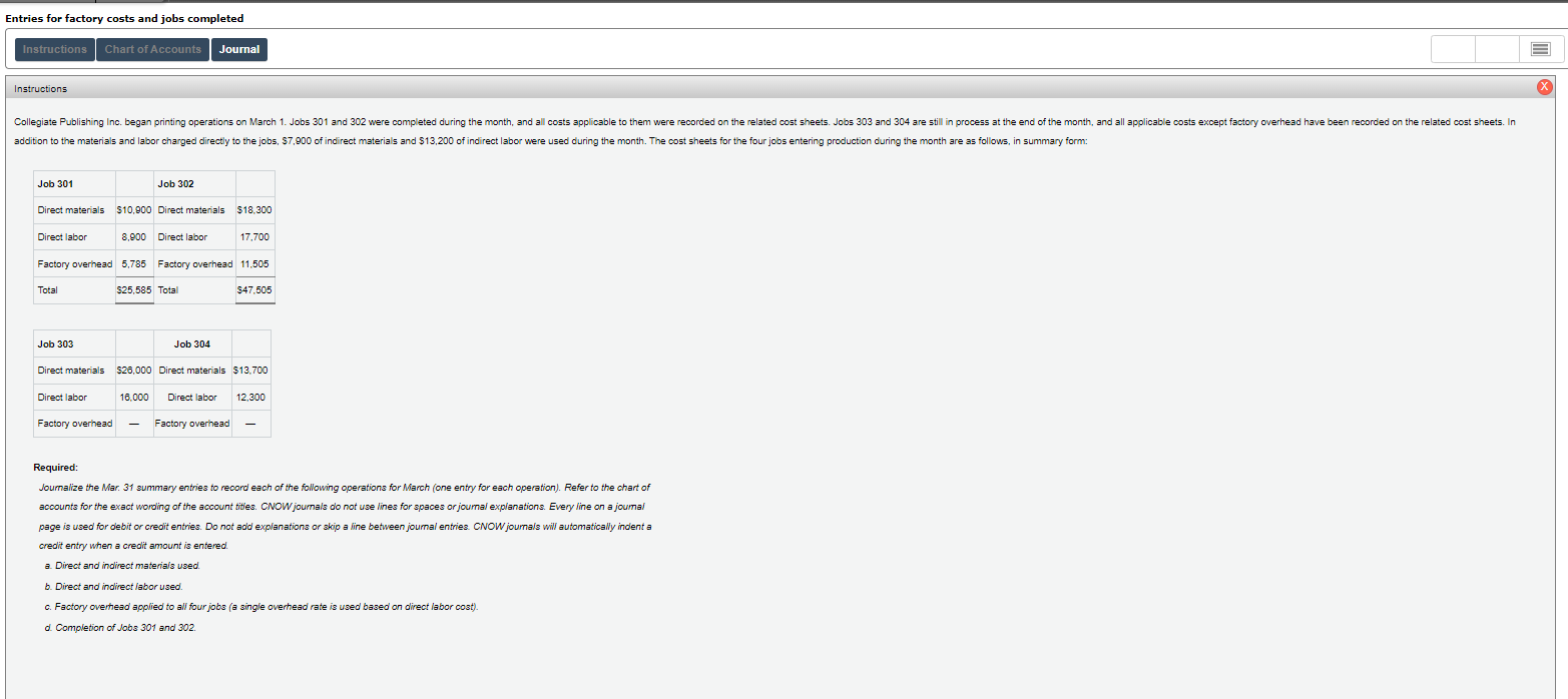 Solved Required: Joumalize the Mar. 31 summary entries to | Chegg.com