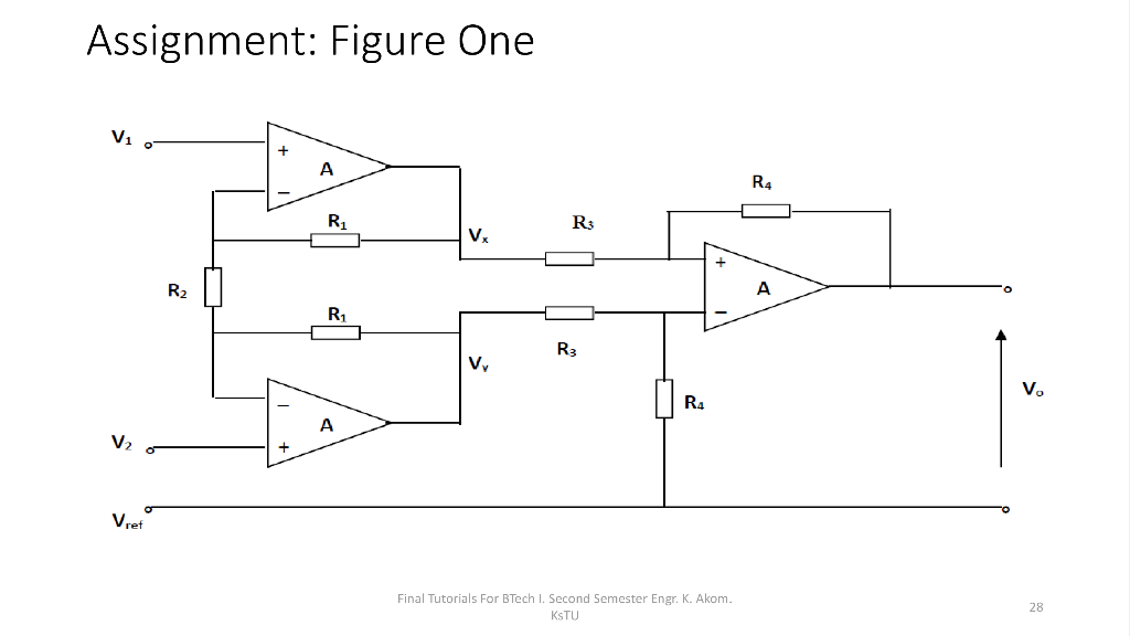 Solved Assignment: Figure One Vi A R4 R1 R3 V R2 A R1 R3 V. | Chegg.com