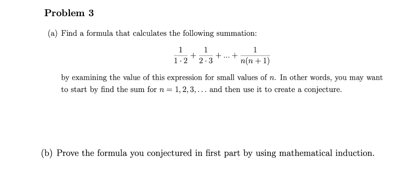 Solved (a) Find a formula that calculates the following | Chegg.com
