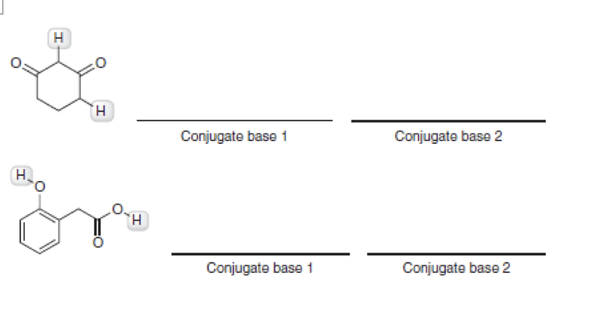 Solved Q1. For each compound below, two protons have been | Chegg.com