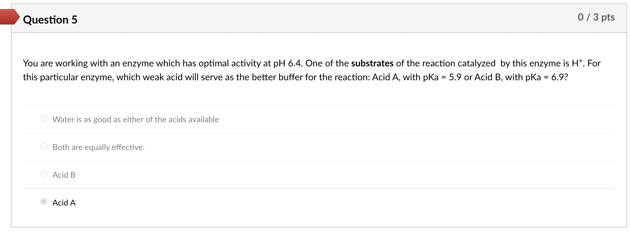 Solved You are working with an enzyme which has optimal | Chegg.com