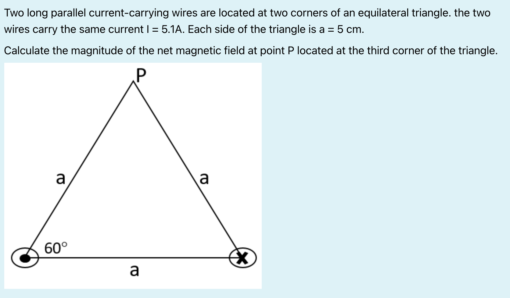 Solved Two long parallel current-carrying wires are located | Chegg.com